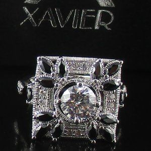 Xavier | Jewelry | Xavier 332ct Absolute Black Leaf Ring | Poshmark